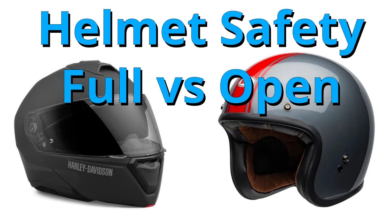 What is the Difference Between a Full-Face Helmet and a Half Helmet ...